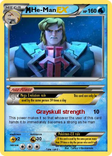 Pokémon He Man 68 68 - Grayskull strength - My Pokemon Card
