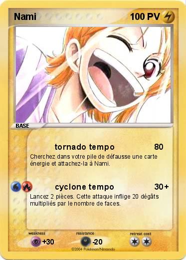 Pokémon Nami 31DTx - tornado tempo - Ma carte Pokémon