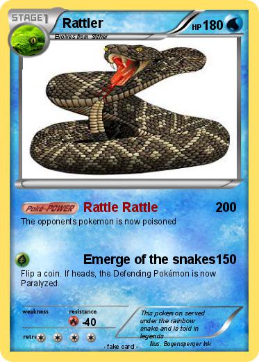 Pokémon Rattler 6 6 - Rattle Rattle - My Pokemon Card