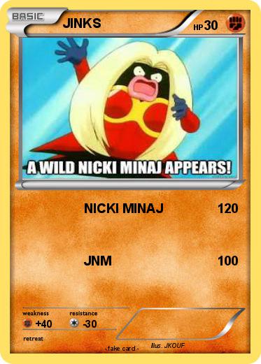 Pokémon JINKS 1 1 - NICKI MINAJ - My Pokemon Card