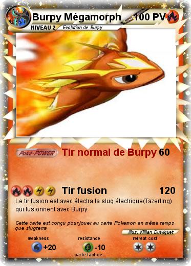 Pokémon Burpy Megamorph 5 5 - Tir normal de Burpy - Ma carte Pokémon