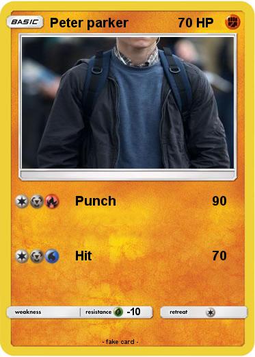 Pokémon Peter parker 59 59 - Punch - My Pokemon Card