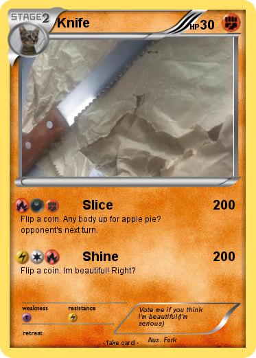 Pokémon Knife 176 176 - Slice - My Pokemon Card