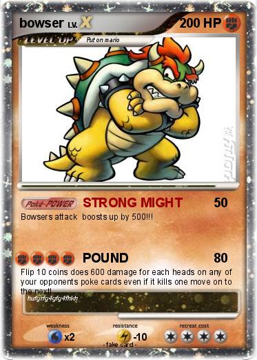 Pokémon bowser 2264 2264 - STRONG MIGHT - My Pokemon Card