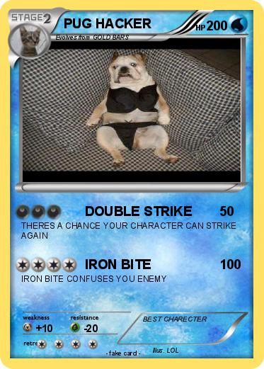 Pokémon PUG HACKER - DOUBLE STRIKE - My Pokemon Card