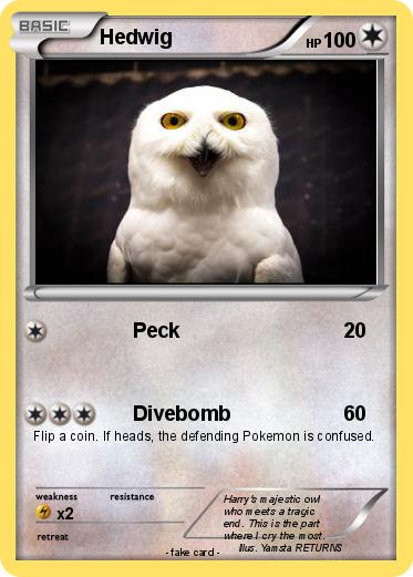 Pokémon Hedwig 21 21 - Peck - My Pokemon Card
