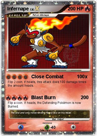 Pokémon Infernape 1393 1393 - Close Combat 100x - My Pokemon Card