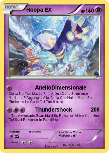 Pokémon Hoopa EX 53 53 - AnelloDimensionale - My Pokemon Card