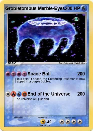 Pokémon Grobletombus Marble Eyes - Space Ball - My Pokemon Card