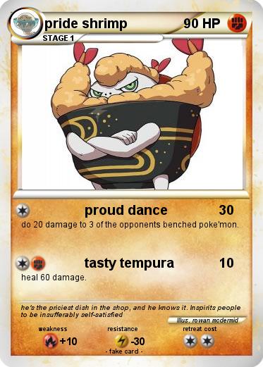 Pokémon pride shrimp - proud dance - My Pokemon Card