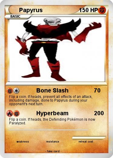 Pokémon Papyrus 506 506 - Bone Slash - My Pokemon Card