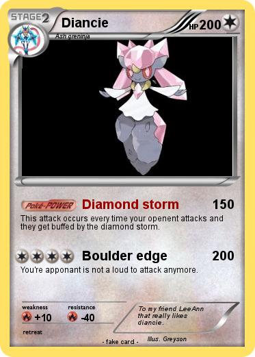 Pokémon Diancie 251 251 - Diamond storm - My Pokemon Card