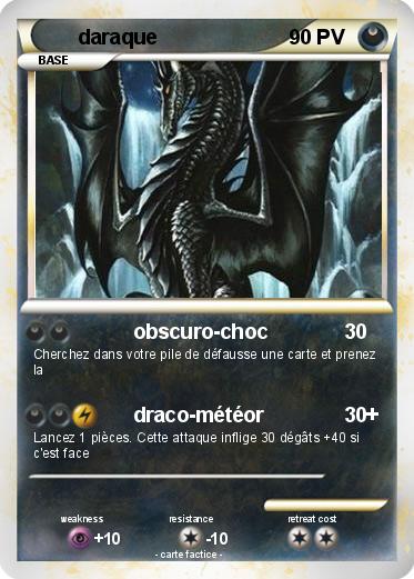 Pokémon daraque - obscuro-choc - Ma carte Pokémon