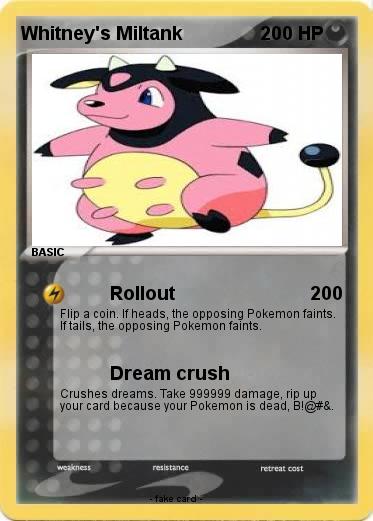 Pokémon Whitney s Miltank 19 19 - Rollout - My Pokemon Card