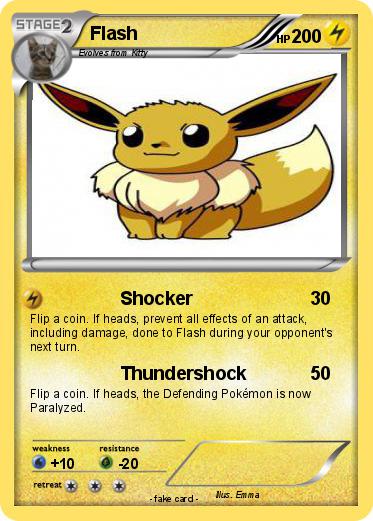 Pokémon Flash 424 424 - Shocker - My Pokemon Card