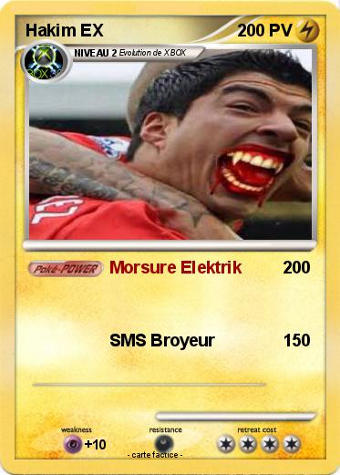 Pokémon Hakim EX - Morsure Elektrik - Ma carte Pokémon