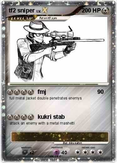 Pokémon tf2 sniper 4 4 - fmj - My Pokemon Card