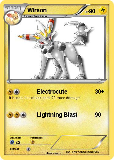 Pokémon Wireon 3 3 - Electrocute - My Pokemon Card