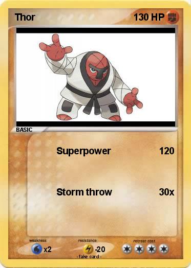 Pokémon Thor 612 612 - Superpower - My Pokemon Card