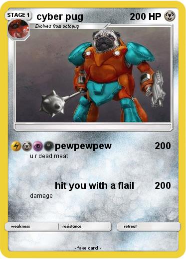 Pokémon cyber pug - pewpewpew - My Pokemon Card