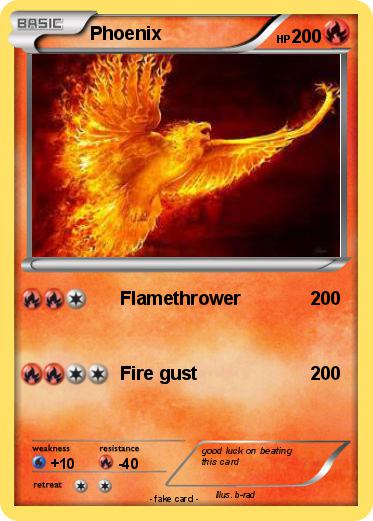 Pokémon Phoenix 1005 1005 - Flamethrower - My Pokemon Card