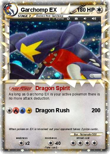 Pokémon Garchomp EX 12 12 - Dragon Spirit - My Pokemon Card