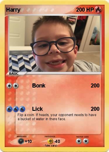 Pokémon Harry 3734 3734 - Bonk - My Pokemon Card