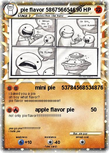 Pokémon pie flavor 5867566546 5867566546 - mini pie 53784568534876 - My ...