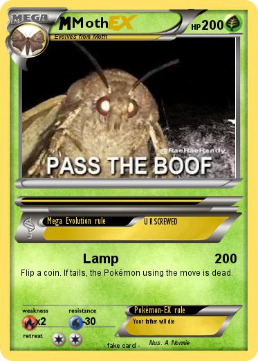 Pokémon Moth 34 34 - Lamp - My Pokemon Card