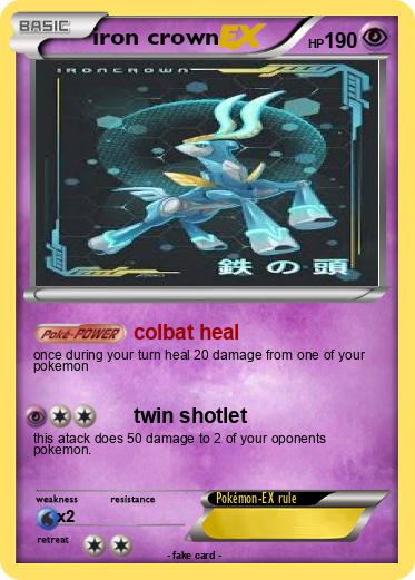 Pokémon iron crown - colbat heal - My Pokemon Card