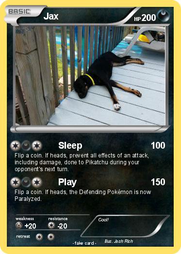 Pokémon Jax 97 97 - Sleep - My Pokemon Card