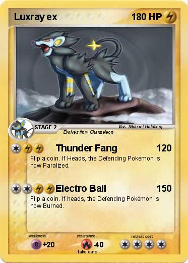 Pokémon Luxray ex 16 16 - Thunder Fang - My Pokemon Card