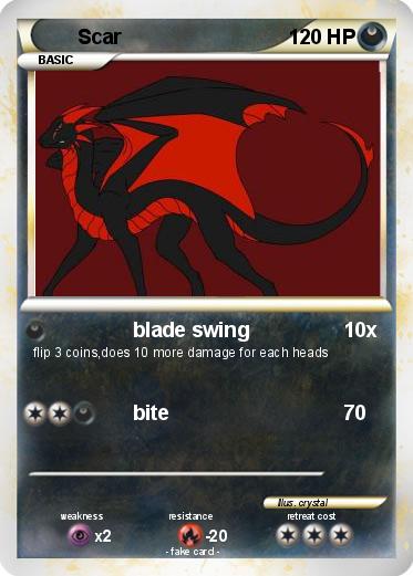 Pokémon Scar 94 94 - blade swing - My Pokemon Card