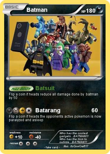 Pokémon Batman 2506 2506 - Batsuit - My Pokemon Card