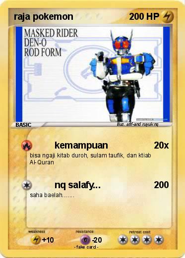 Pokémon raja pokemon - kemampuan - My Pokemon Card