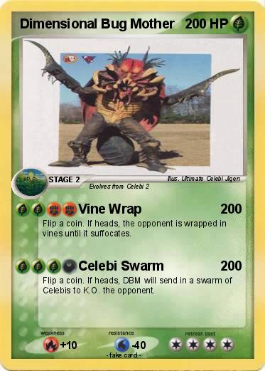 Pokémon Dimensional Bug Mother - Vine Wrap - My Pokemon Card