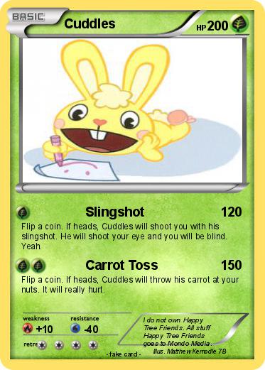 Pokémon Cuddles 90 90 - Slingshot - My Pokemon Card