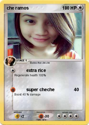 Pokémon che ramos - extra rice - My Pokemon Card
