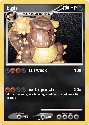 Pokémon bash 108 108 - tail wack - My Pokemon Card