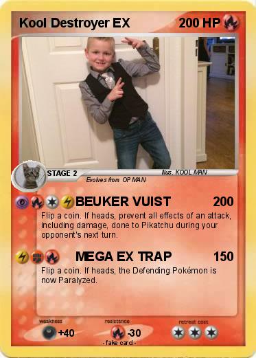 Pokémon Kool Destroyer EX - BEUKER VUIST - My Pokemon Card