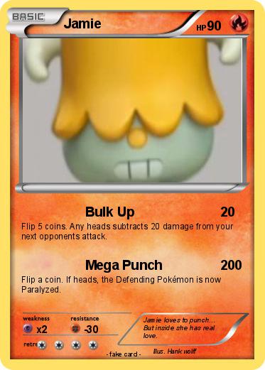 Pokémon Jamie 232 232 - Bulk Up - My Pokemon Card