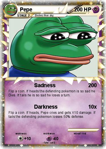 Pokémon Pepe 363 363 - Sadness - My Pokemon Card