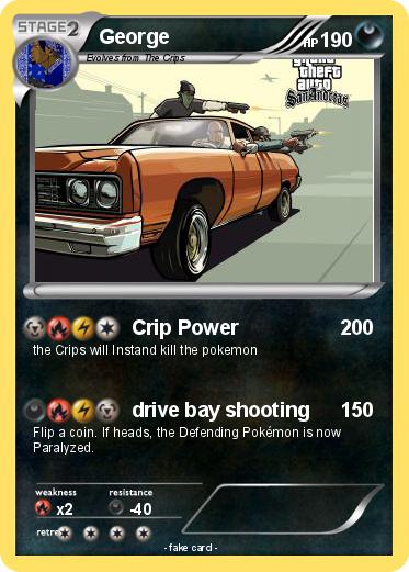 Pokémon George 712 712 - Crip Power - My Pokemon Card