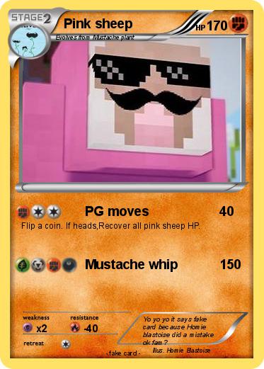 Pokémon Pink sheep 334 334 - PG moves - My Pokemon Card