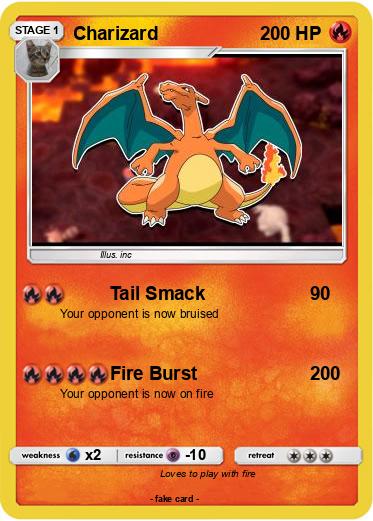 Pokémon Charizard 11676 11676 - Tail Smack - My Pokemon Card