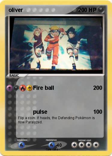 Pokémon oliver 289 289 - Fire ball - My Pokemon Card