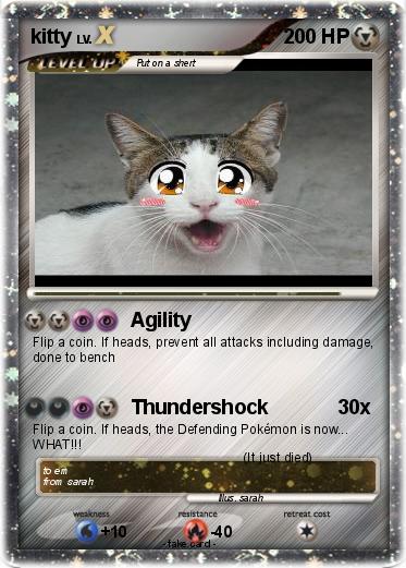 Pokémon kitty 379 379 - Agility - My Pokemon Card