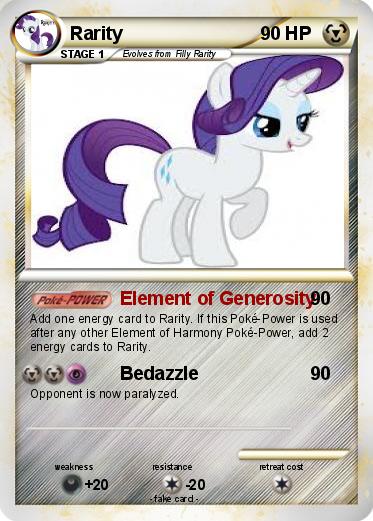 Pokémon Rarity 105 105 - Element of Generosity - My Pokemon Card