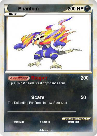 Pokémon Phantom 196 196 - Reaper - My Pokemon Card