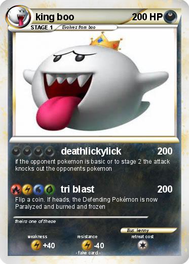 Pokémon king boo 270 270 - deathlickylick - My Pokemon Card